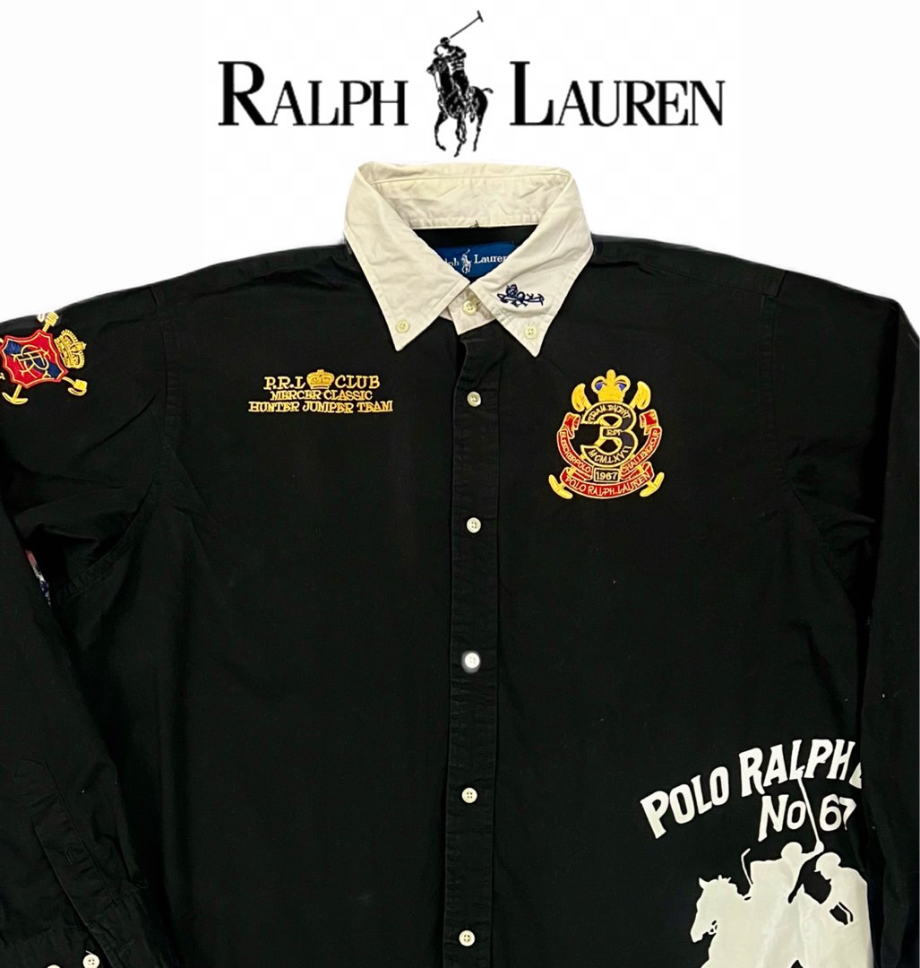 Polo Ralph Lauren PRL Club Mercer Classic Long Sleeve Shirt, Women's ...