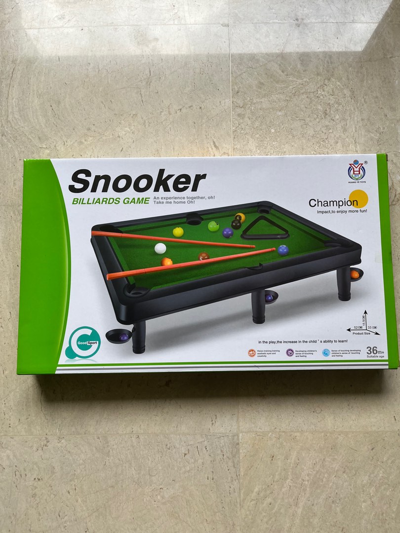 Pool/Snooker Mini Table, Hobbies & Toys, Toys & Games on Carousell