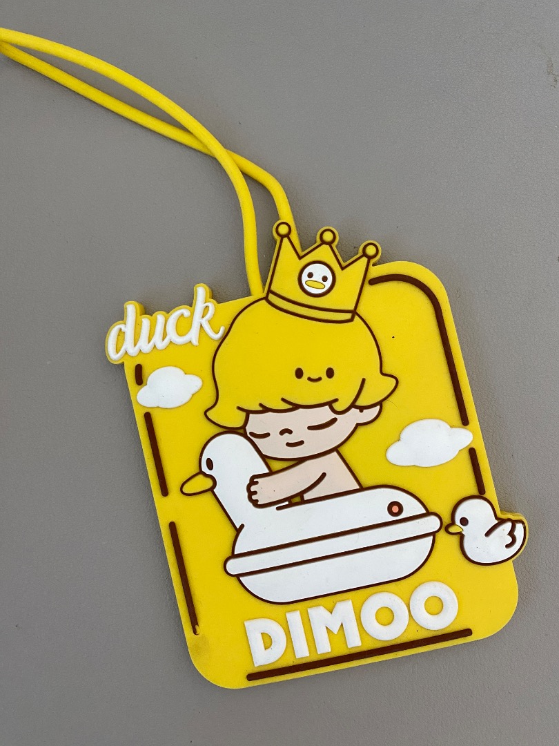 Pop Mart Dimoo Travel Bag Tag, Hobbies & Toys, Travel, Travel ...