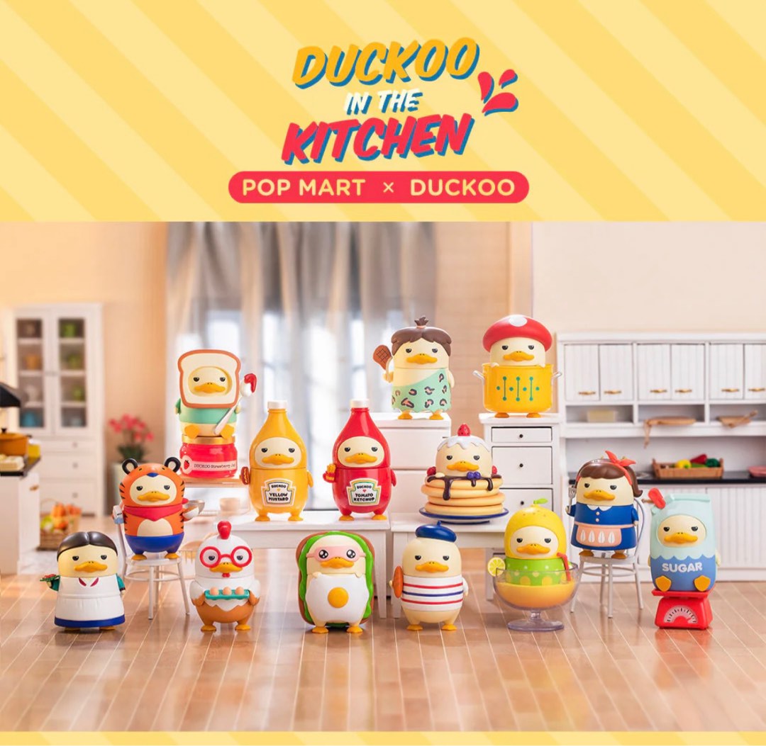 POPMART Duckoo In the Kitchen Series (Super Secret Included), Hobbies ...