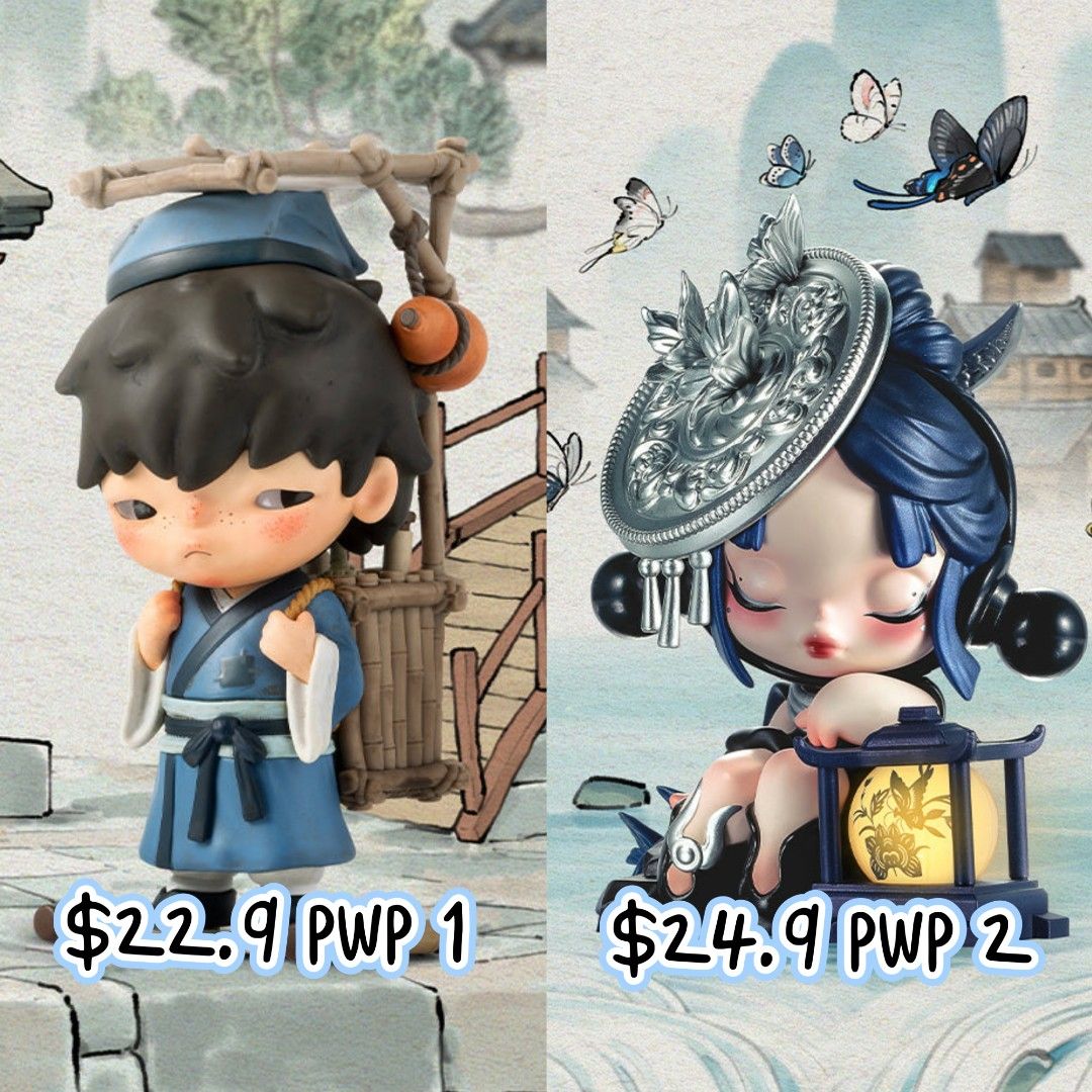 Popmart Matchless 14th Anniversary Skullpanda Butterfly Whisperer ...