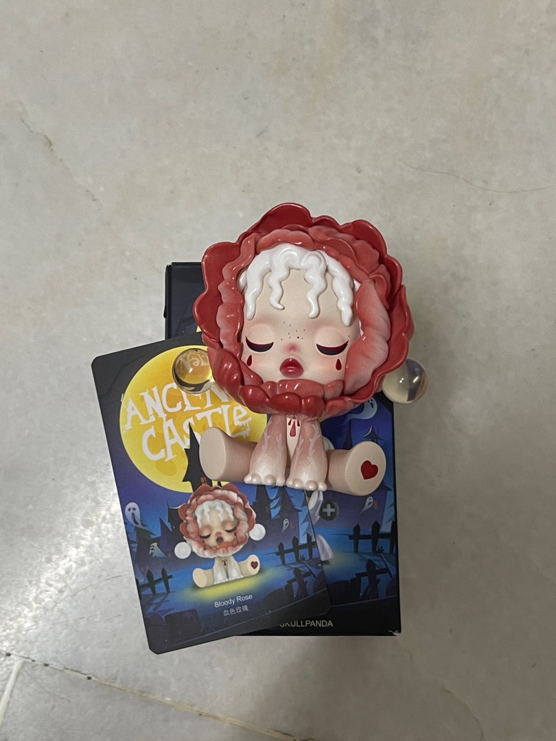 Popmart Skullpanda Ancient Castle Bloody Rose, Hobbies & Toys, Toys ...