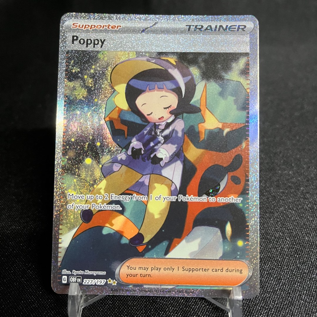 Poppy 227/197 SIR Obsidian Flames Pokemon tcg, Hobbies & Toys, Toys ...