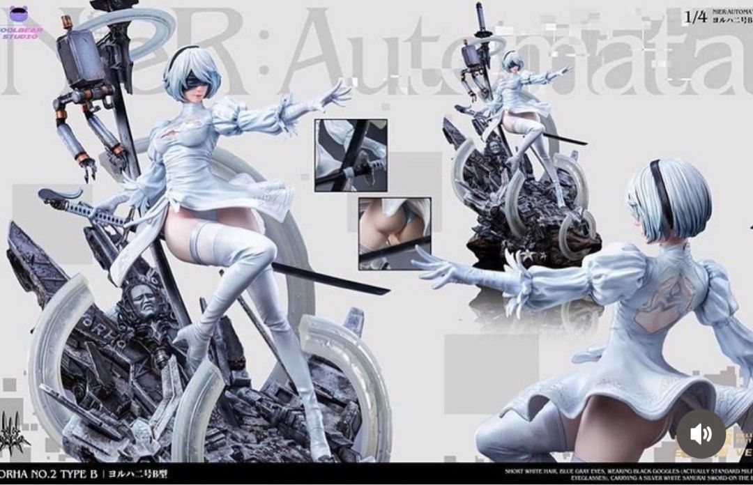 READY STOCK - Cool Bear Studio - Yorha 2B GK, Hobbies & Toys, Toys ...