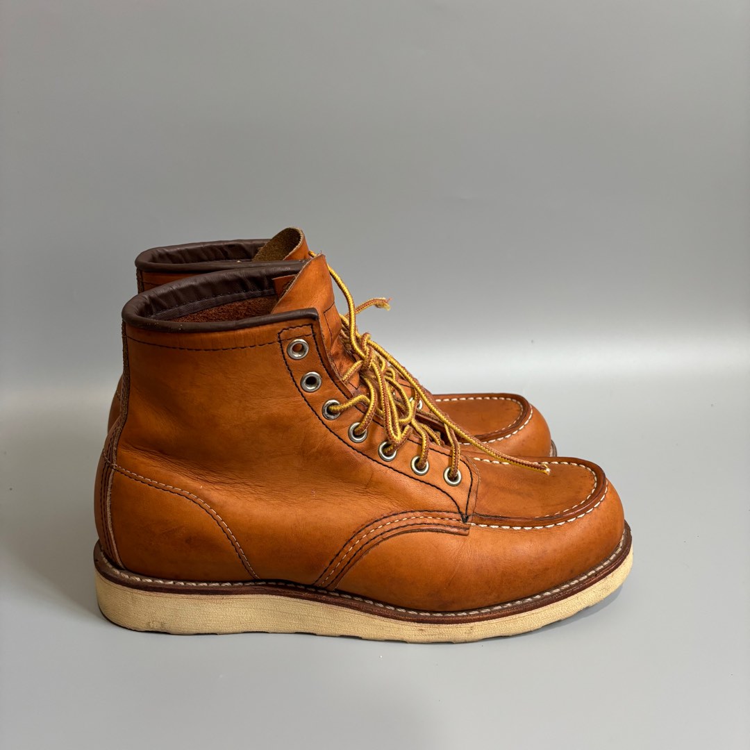 Red Wing Shoes Classic Moc lace-up boots, Men's Fashion, Footwear ...