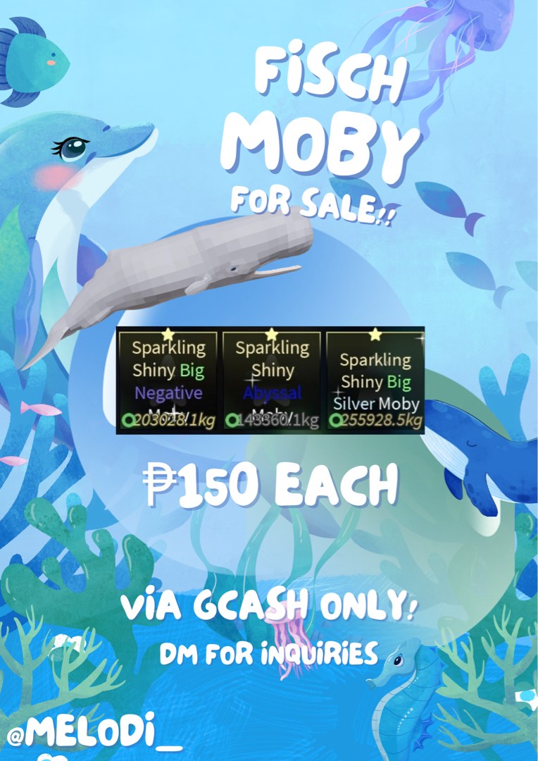 ROBLOX FISCH MOBY (SS+MUTATION), Video Gaming, Gaming Accessories, In ...