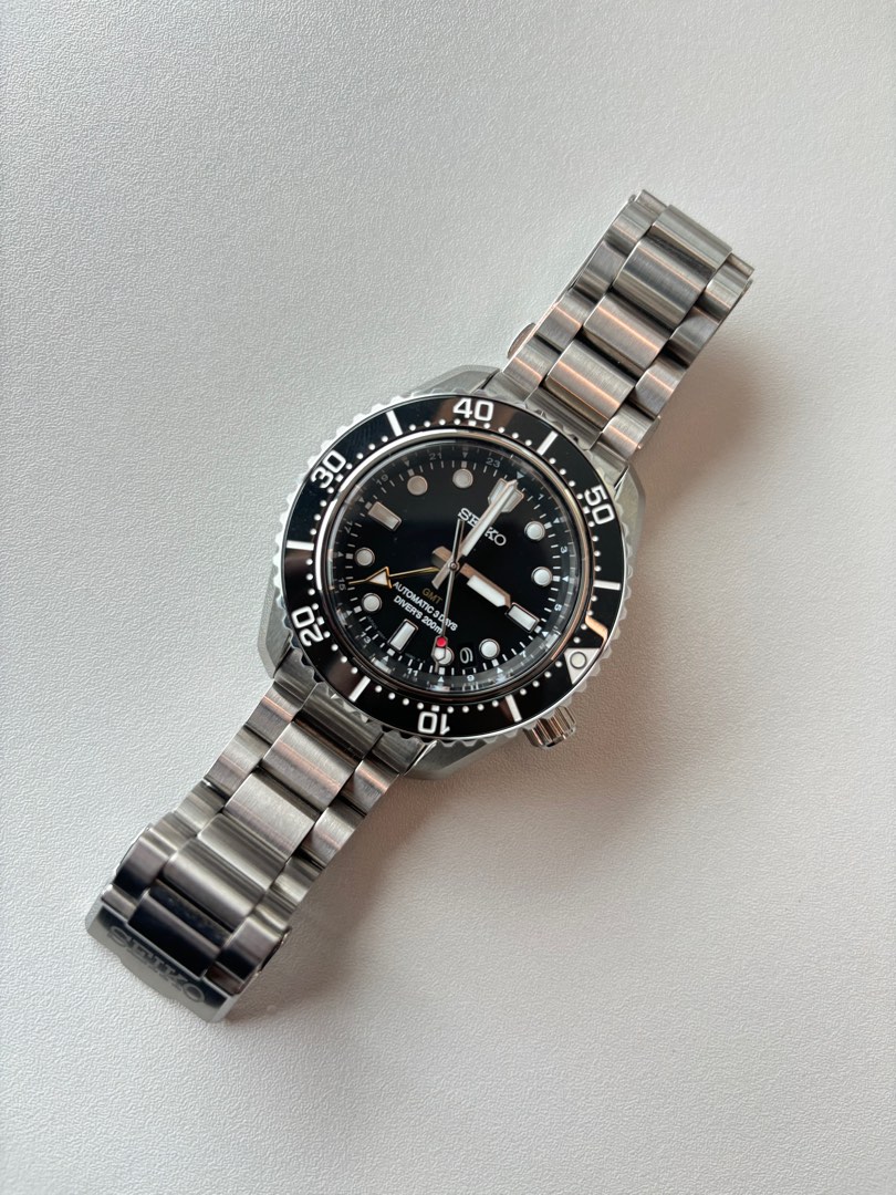 SEIKO prospex SPB383J1 baby marinemaster GMT, Fesyen Pria, Jam Tangan ...