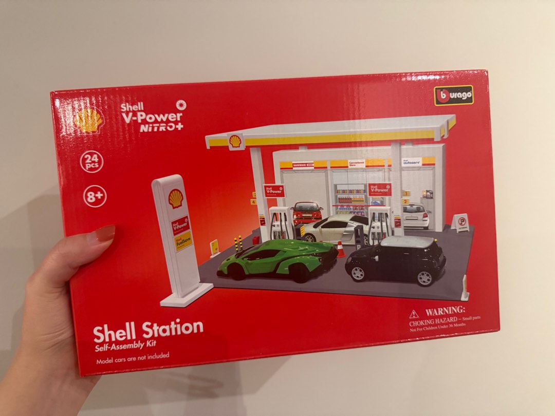 Shell V-Power Nitro+ Shell Station Self Assembly Kit (Age 8+), Hobbies ...