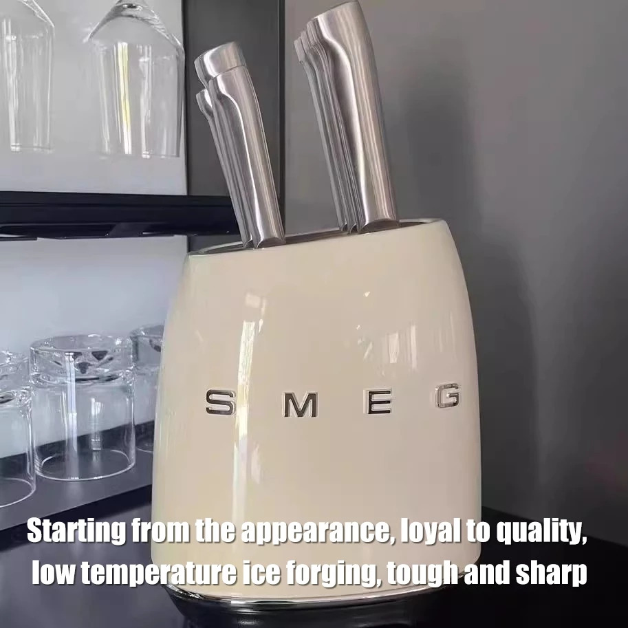 SMEG Knife Set Stainless Steel Kitchen Knife Multipurpose Knife ...