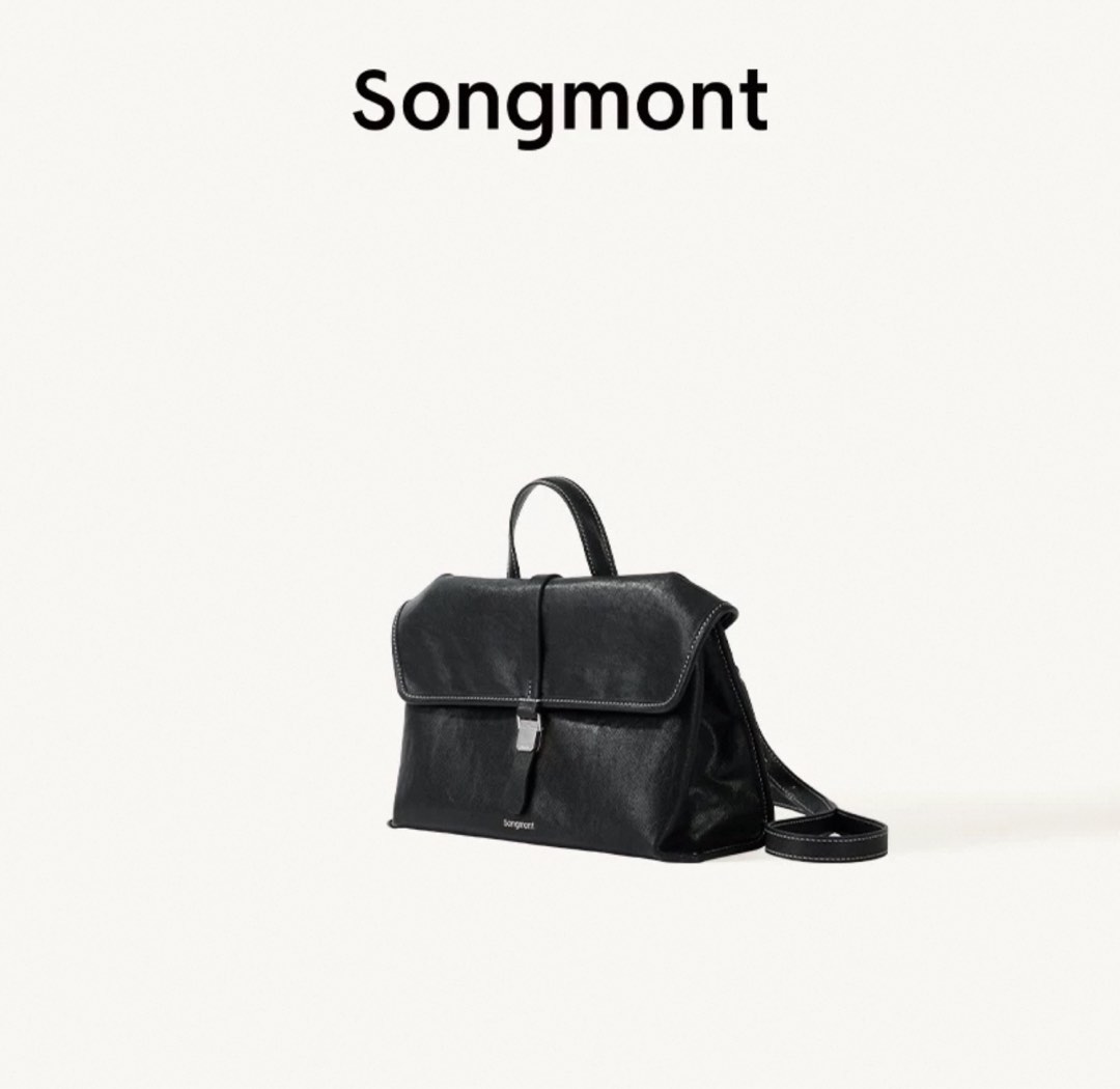 songmont Small Shan Satchel Bag - Onyx, Men's Fashion, Bags, Sling Bags ...