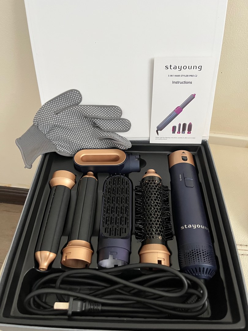 STAYOUNG 5 in 1 Hair Styler Pro, Beauty & Personal Care, Hair on Carousell