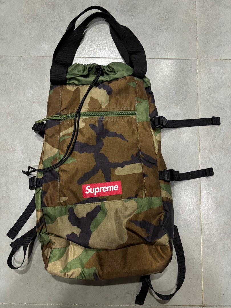 Supreme Tote Backpack Woodland Camo, Men's Fashion, Bags, Backpacks on ...
