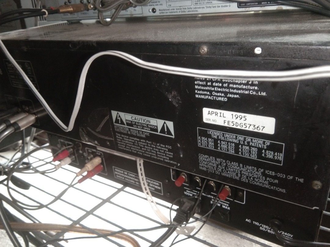 Technics SL-PD665 5 Compact Disc Changer, Audio, Soundbars, Speakers ...