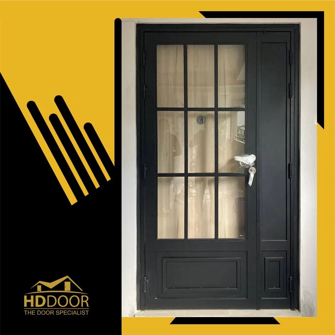 Tempered Clear Glass Gate – Modern & Secure Entrance for HDB, BTO ...