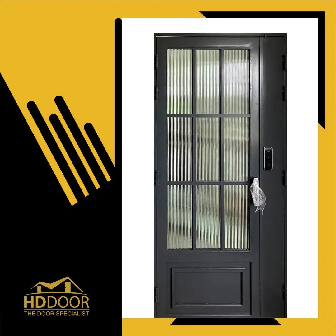 Tempered Clear Glass Gate – Modern & Secure Entrance for HDB, BTO ...