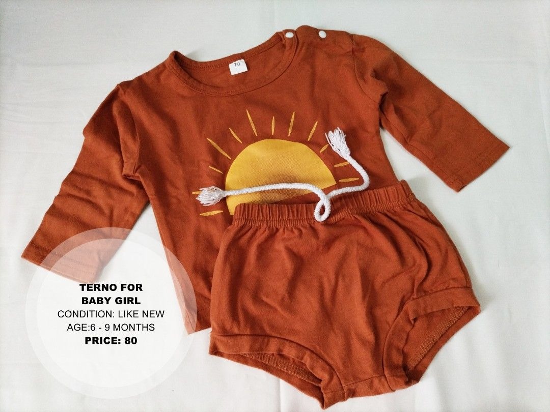 Terno Clothes For Baby Girl, Babies & Kids, Babies & Kids Fashion on ...
