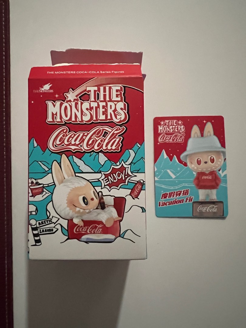 The Monsters Labubu Coca Cola Coke Vacation Fit, Hobbies & Toys, Toys ...