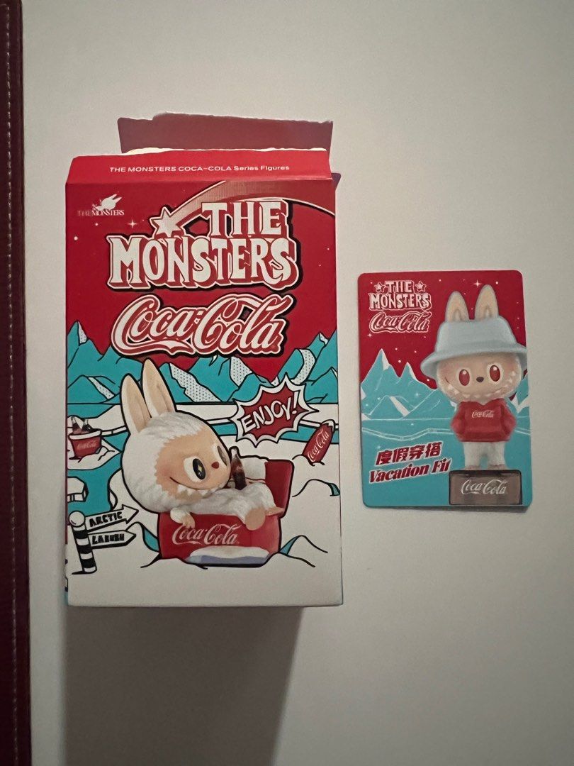 The Monsters Labubu Coca Cola Coke Vacation Fit, Hobbies & Toys, Toys ...