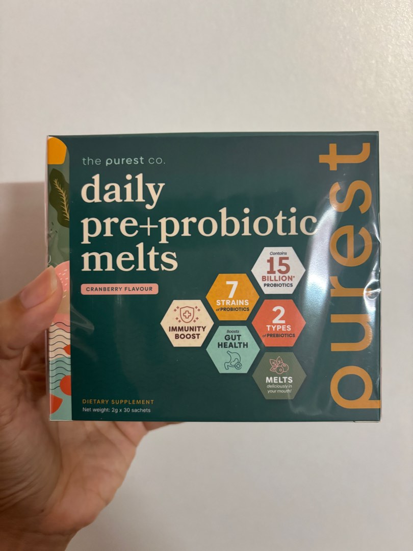 The Purest Pre & Probiotics, Health & Nutrition, Health Supplements ...