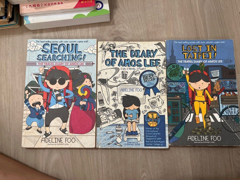 The Travel Dairy of AMOS LEE Series by Adeline Foo, Hobbies & Toys ...