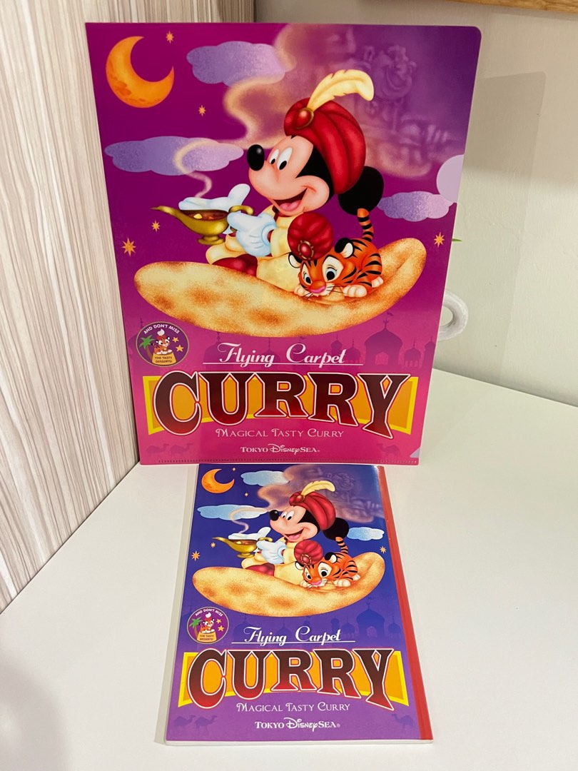 Tokyo DisneySea Mickey Magical Tasty Curry Notebook + File Combo ...