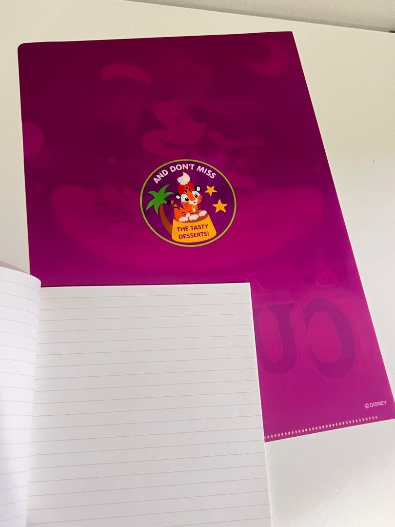 Tokyo DisneySea Mickey Magical Tasty Curry Notebook + File Combo ...