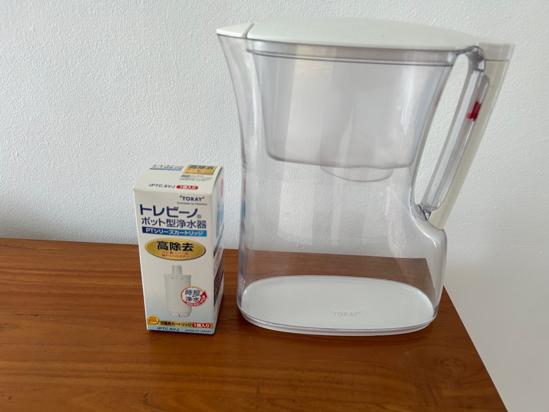 Toray 2.0 L water pitcher made in Japan with brand new filter ...