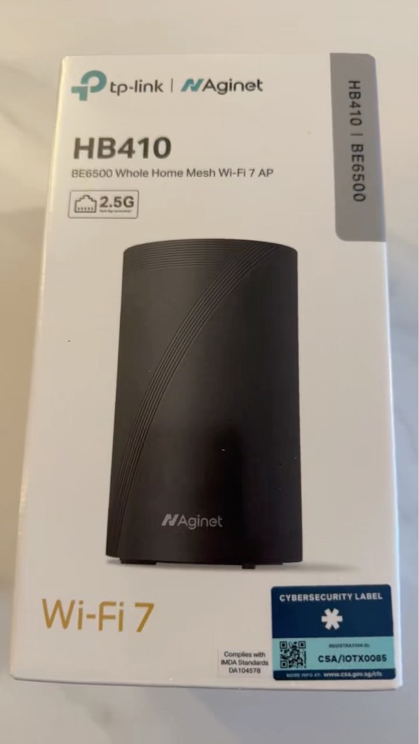 TP-Link Aginet HB410 Wi-Fi 7 Router, Computers & Tech, Parts & Accessories, Networking on Carousell