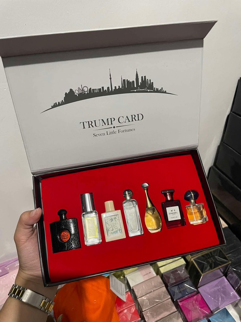 Trump card 7in1 set perfume (actual pic), Beauty & Personal Care ...