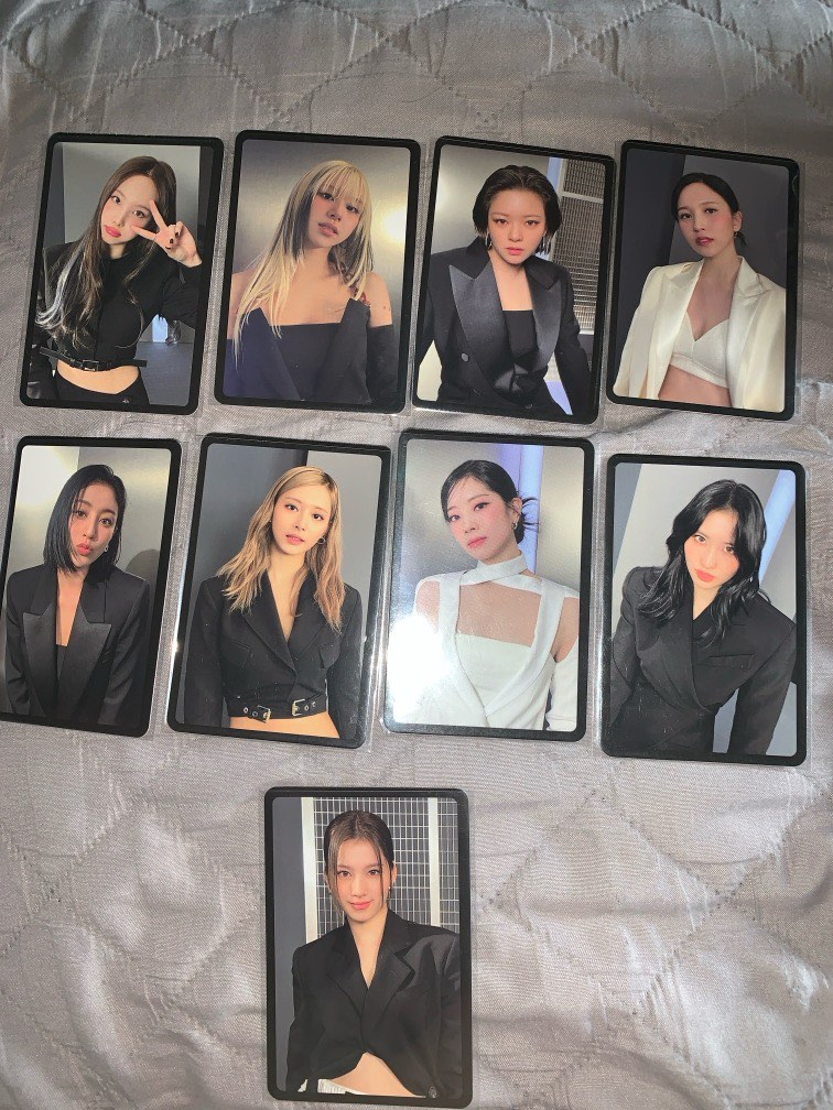 TWICE RTB POB SET OT9 (PRE-ORDER BENEFIT) WITH PACKAGING/ENVELOPE ...