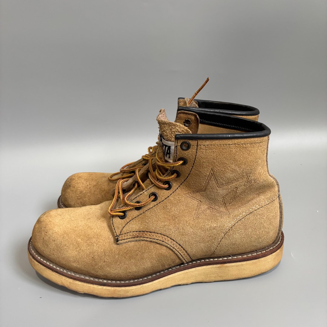 Vintage Rare Red Wing x Bape A Bathing Ape, Men's Fashion, Footwear ...