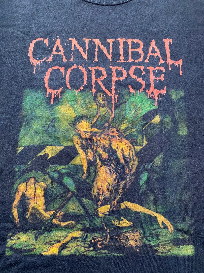 VTG 00's CANNIBAL CORPSE BAND SHIRT, Men's Fashion, Tops & Sets ...