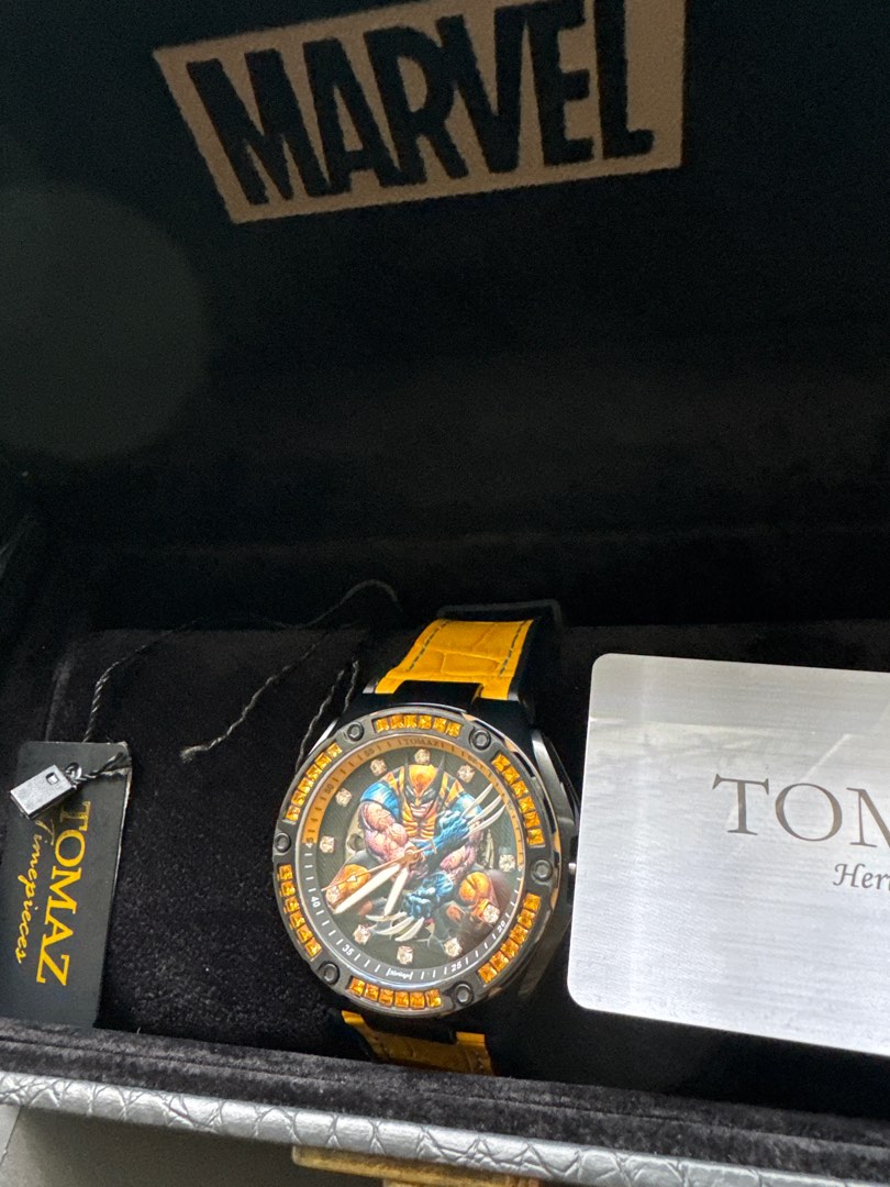 Wolverine Marvel limited edition watch with authentic card from Tomaz ...