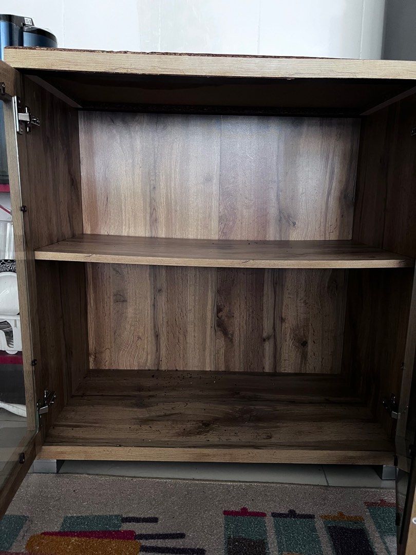 Wooden Cabinet / Kabinet Kayu, Furniture & Home Living, Furniture ...