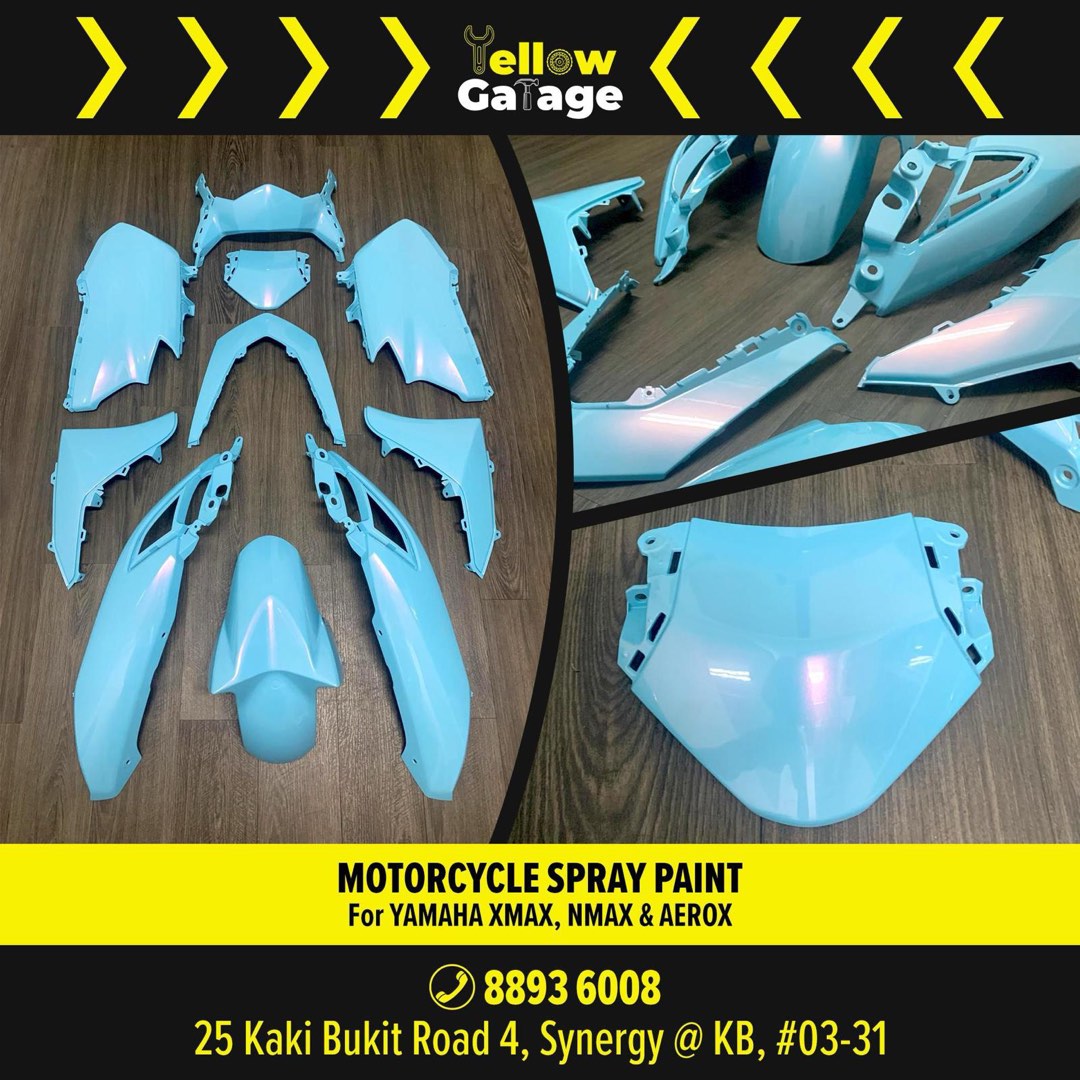 XMAX NMAX COVERSET SPRAY PAINT, Motorcycles, Motorcycle Accessories on ...