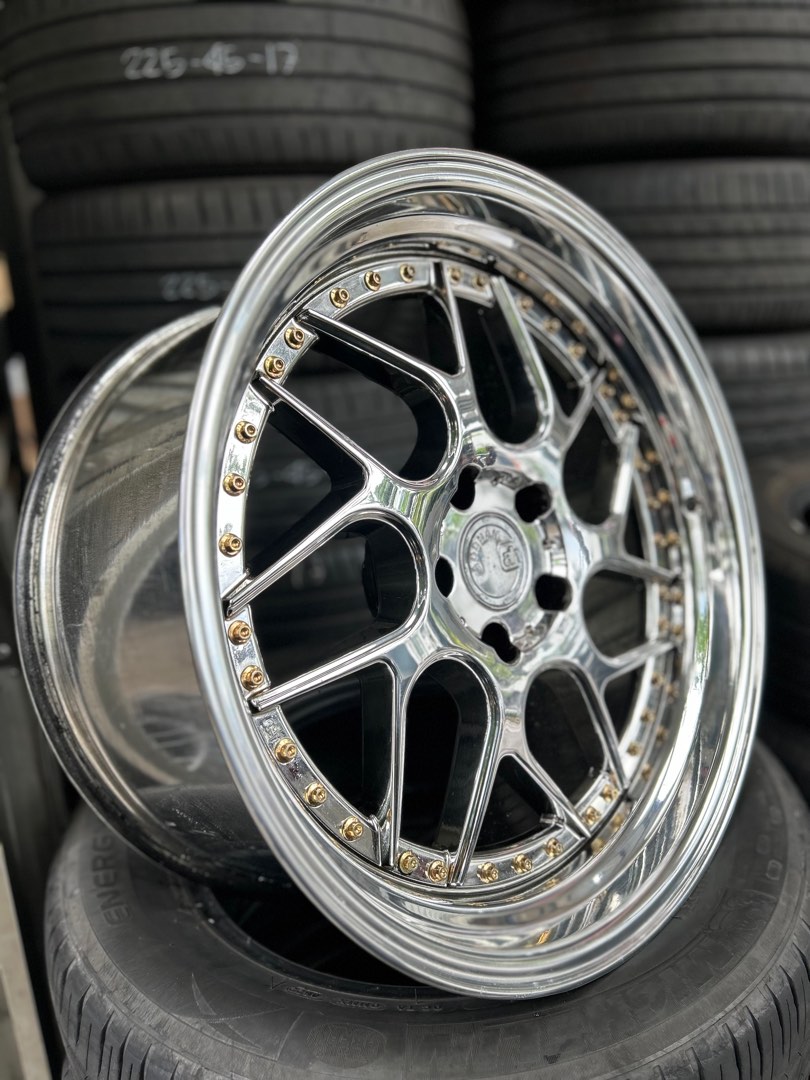 19” DEEP DISH CHROME JAPAN DESIGN RIM 5x114.3 - RAYS VOLKSRACING SSR ...