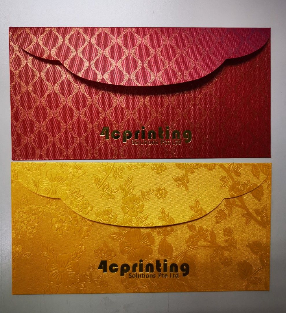 4c Printing Ang Pow / Red Packet /Sampul Duit Raya, Hobbies & Toys ...