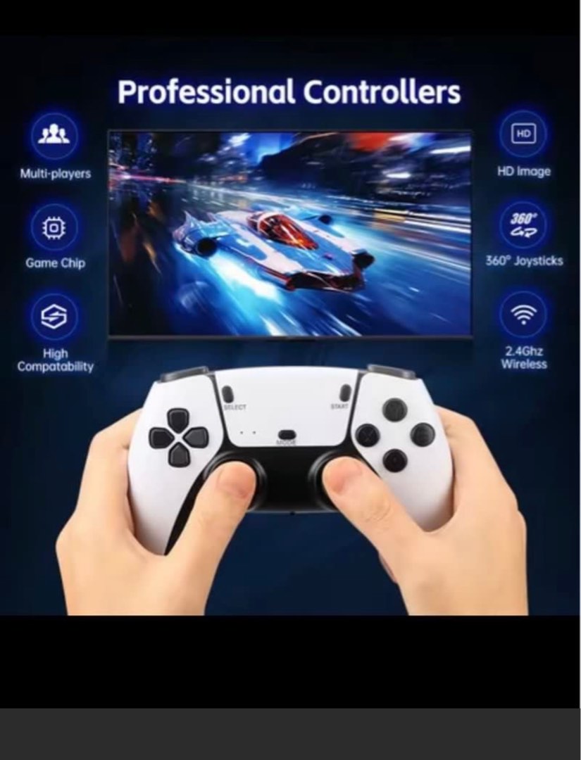 4K TV Game Stick M15 Video Game Console 64G Built-in 20000 Games ...