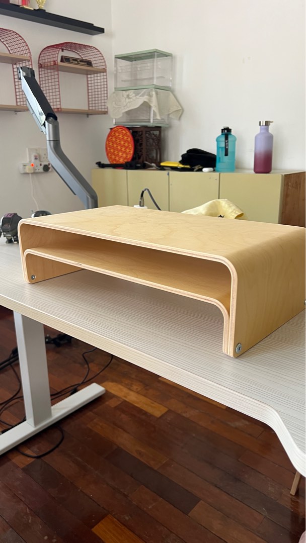 [50% OFF] IKEA Vattenkar Laptop/monitor stand, birch, 52x26 cm ...