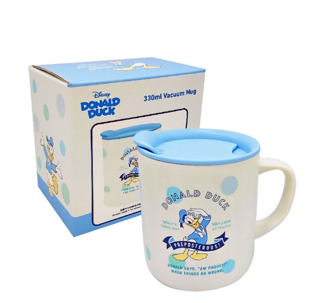 迪士尼唐老鴨 - 唐老鴨不鏽鋼真空保溫壺 保溫瓶 Disney Donald Duck Vacuum Mug, 傢俬＆家居, 廚具和餐具, 廚 ...