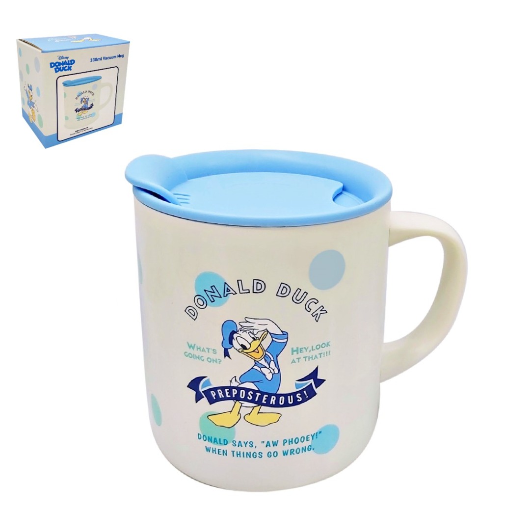 迪士尼唐老鴨 - 唐老鴨不鏽鋼真空保溫壺 保溫瓶 Disney Donald Duck Vacuum Mug, 傢俬＆家居, 廚具和餐具, 廚 ...
