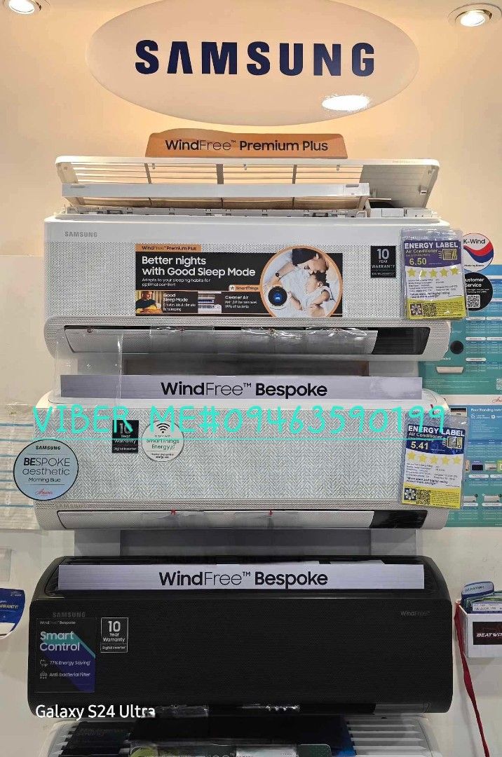 🤩 LIST OF SAMSUNG SPLIT TYPE INVERTER AIRCON WINDFREE MODEL Brandnew ...