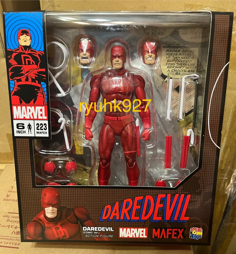 全新未開封日版正版 MAFEX 223 Daredevil Comic Ver. 漫畫版 夜魔俠 Marvel's, 興趣及遊戲, 玩具 & 遊戲類 - Carousell