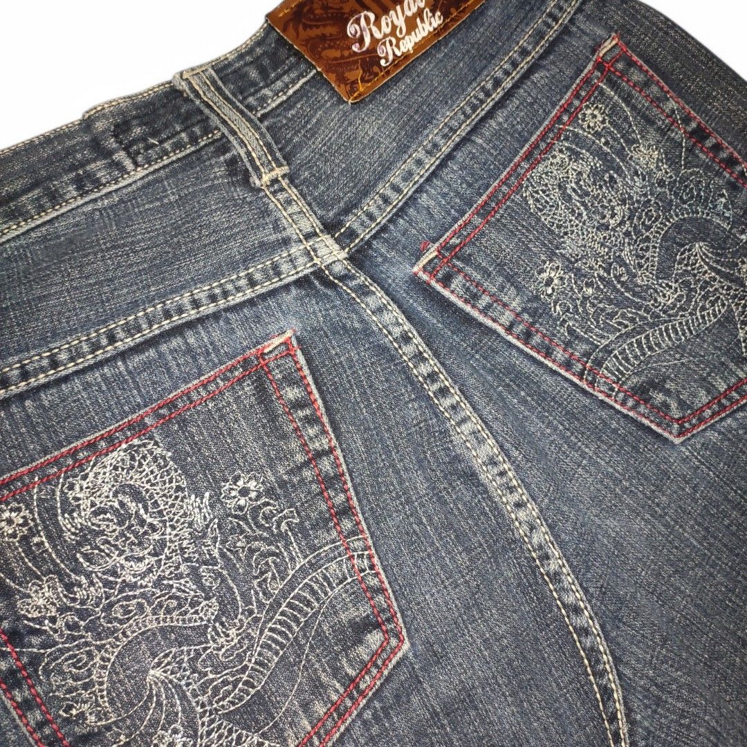 ALTERNATIVE JNCO VINTAGE ROYAL REPUBLIC JORTS with free JAPANESE Y2K ...