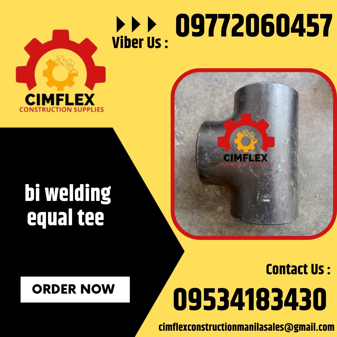 bi welding equal tee 4'', Commercial & Industrial, Construction Tools ...