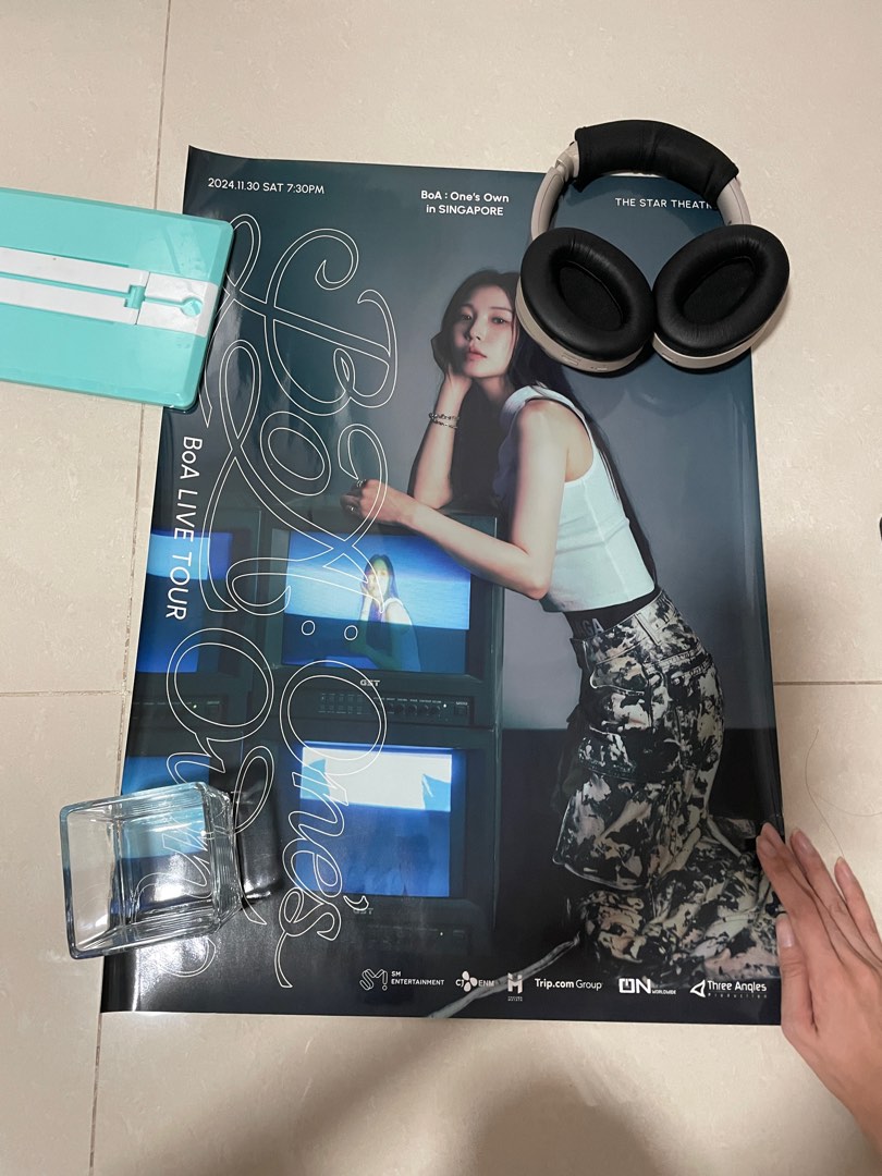 BoA concert poster, Hobbies & Toys, Memorabilia & Collectibles, Fan ...