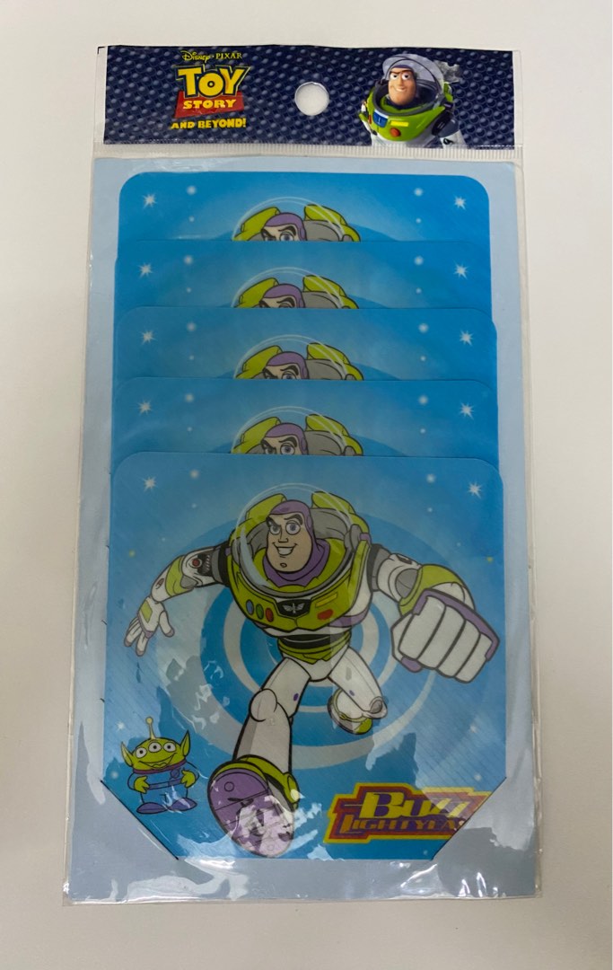 BUZZ LIGHTYEAR DRINK COASTERS * TOY STORY OFFICIAL MERCHANDISE, Hobbies ...