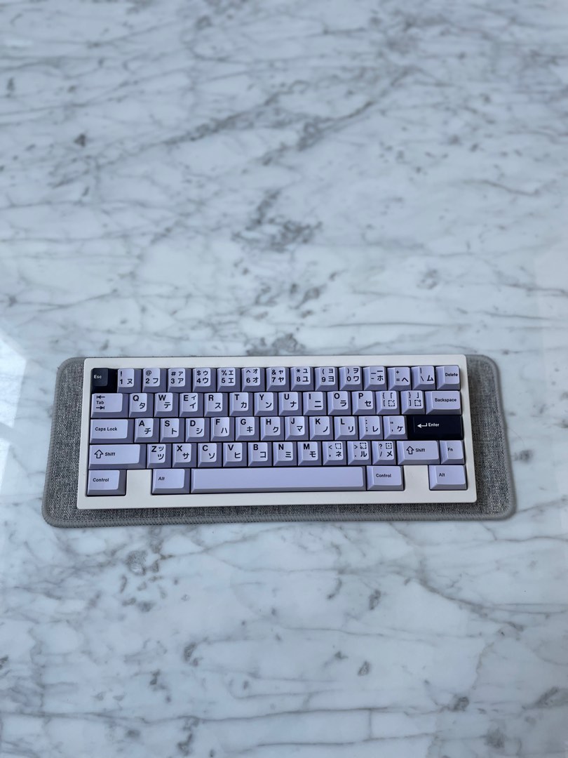 Capy60 R2 linen with blue patina by bowl custom keyboard, Computers ...