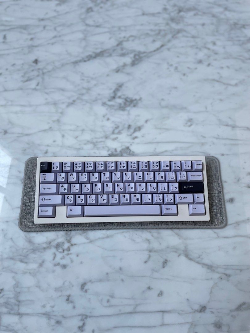 Capy60 R2 linen with blue patina by bowl custom keyboard, Computers ...