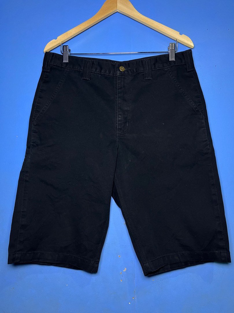 Carhartt Twill Work Jorts Black, Men's Fashion, Bottoms, Shorts on ...